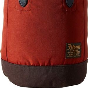Filson | Bags | Filson Nylon Day Pack Backpack In Rusted Red New | Poshmark